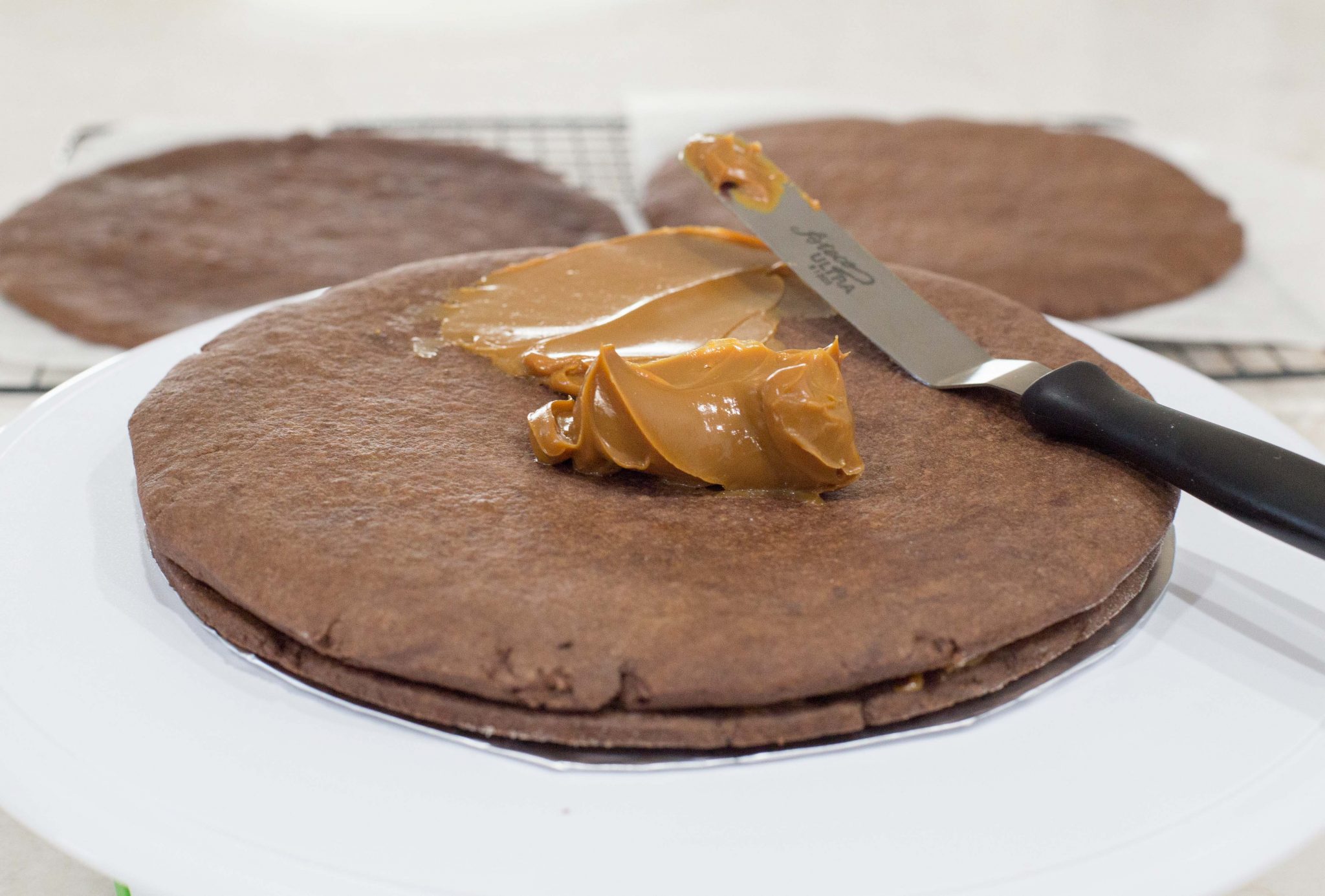 Chocolate Alfajor Cake - Pilar's Chilean Food & Garden