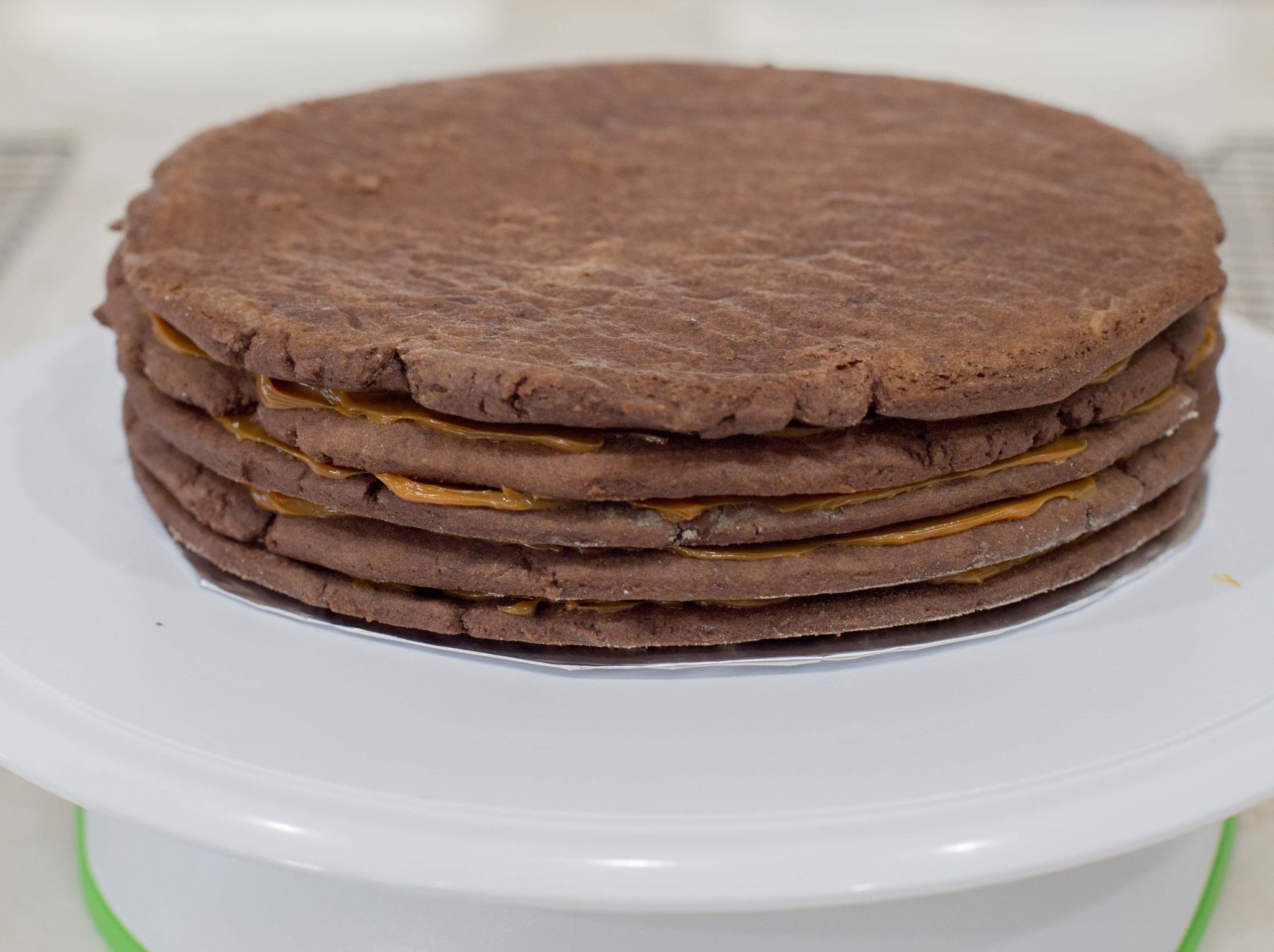 Chocolate Alfajor Cake - Pilar's Chilean Food & Garden