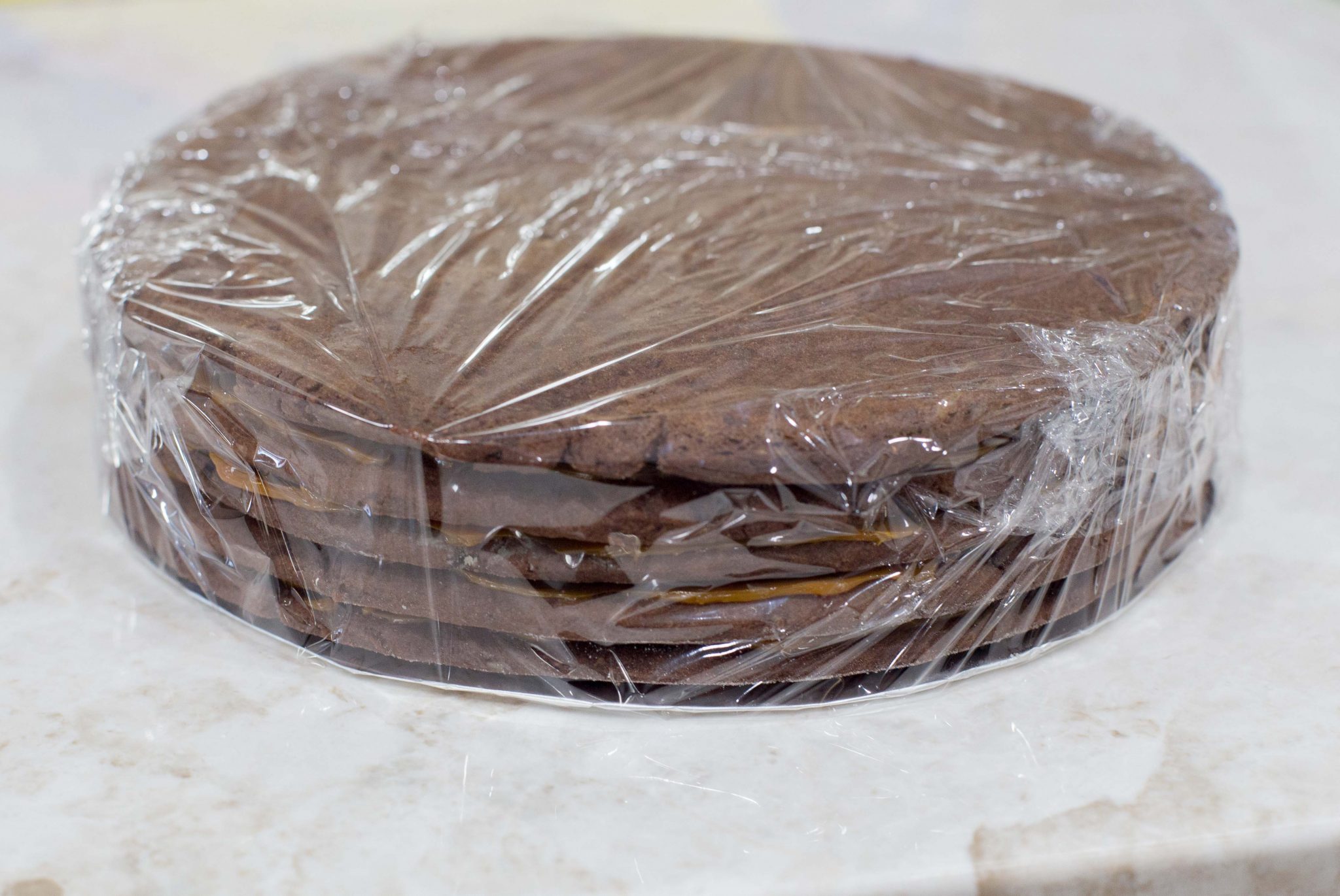 Chocolate Alfajor Cake - Pilar's Chilean Food & Garden