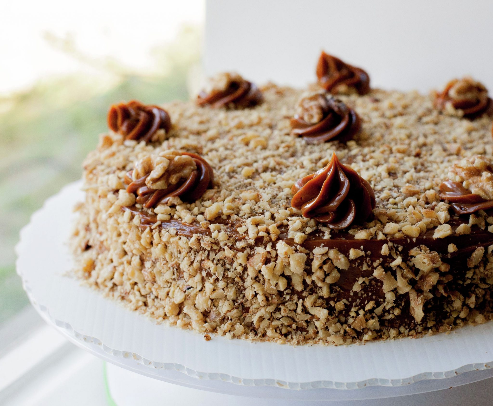Torta Manjar Nuez Dulce de Leche Walnut Cake - Pilar's Chilean Food ...