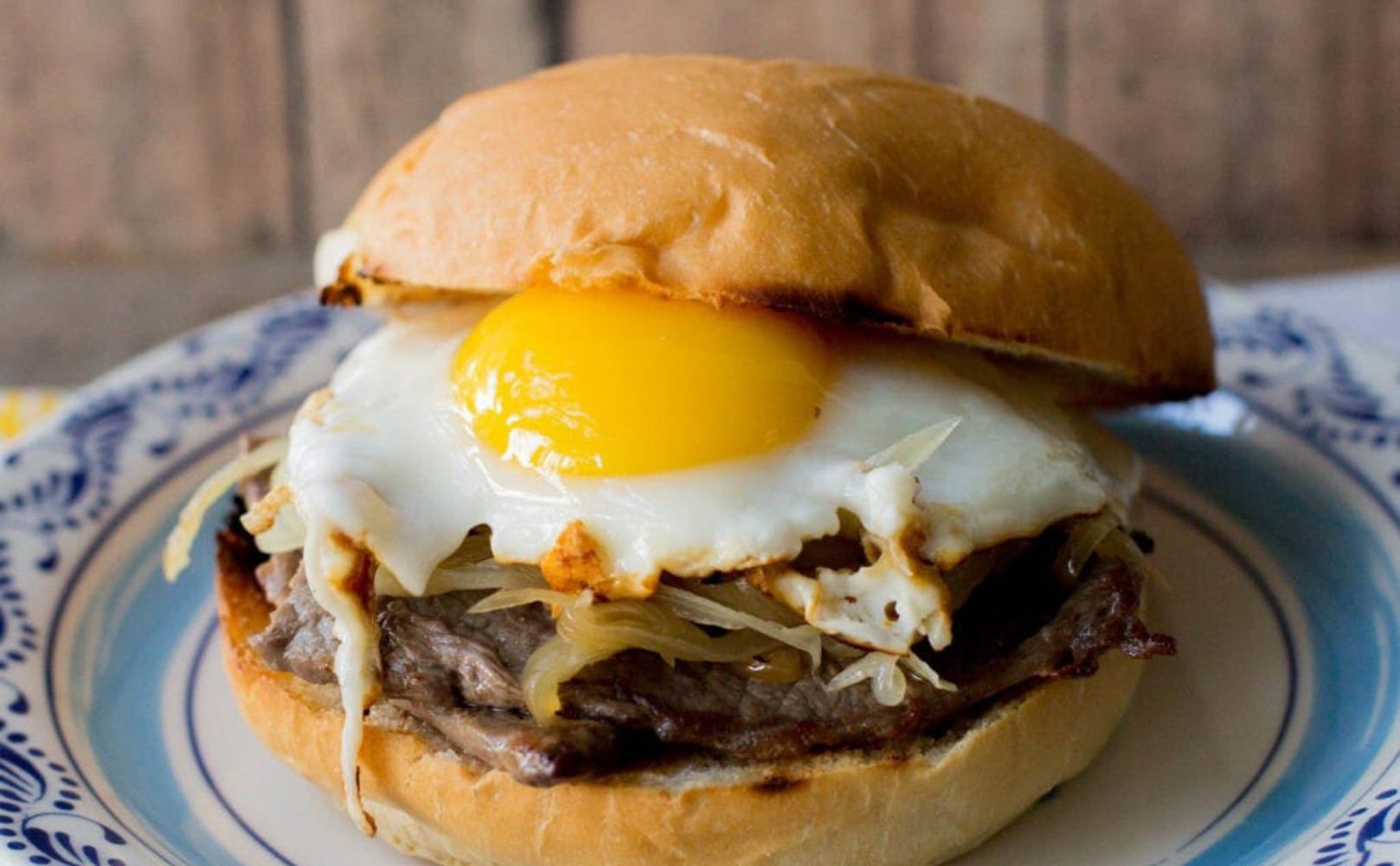 Chilean Chemilico sandwich - Pilar's Chilean Food & Garden