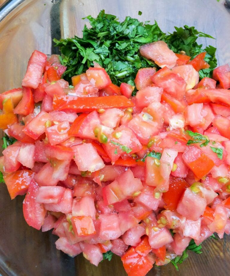 Easy Pebre Recipe - Pilar's Chilean Food & Garden