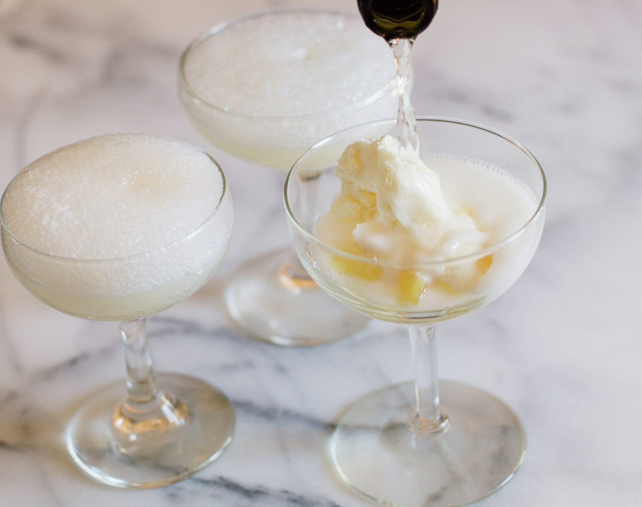 Ponche a la Romana Chilean Pineapple Champagne Float - Pilar's Chilean ...