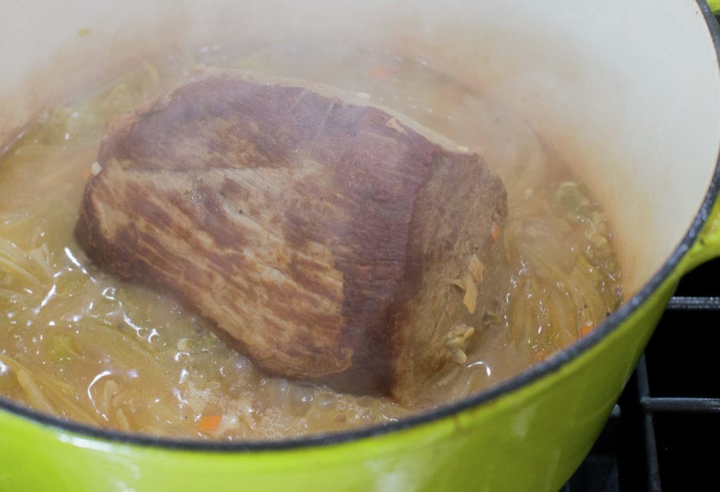 Carne Mechada (Chilean Pot Roast) - Pilar's Chilean Food & Garden