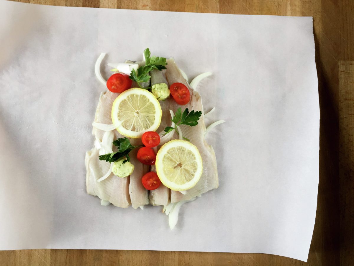 Chilean Trout in Parchment - Pilar's Chilean Food & Garden