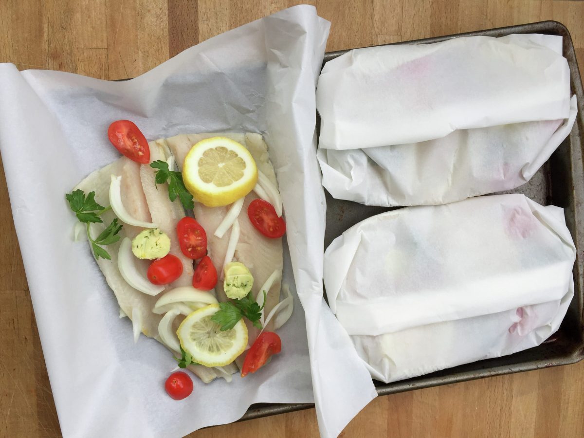 Chilean Trout in Parchment - Pilar's Chilean Food & Garden