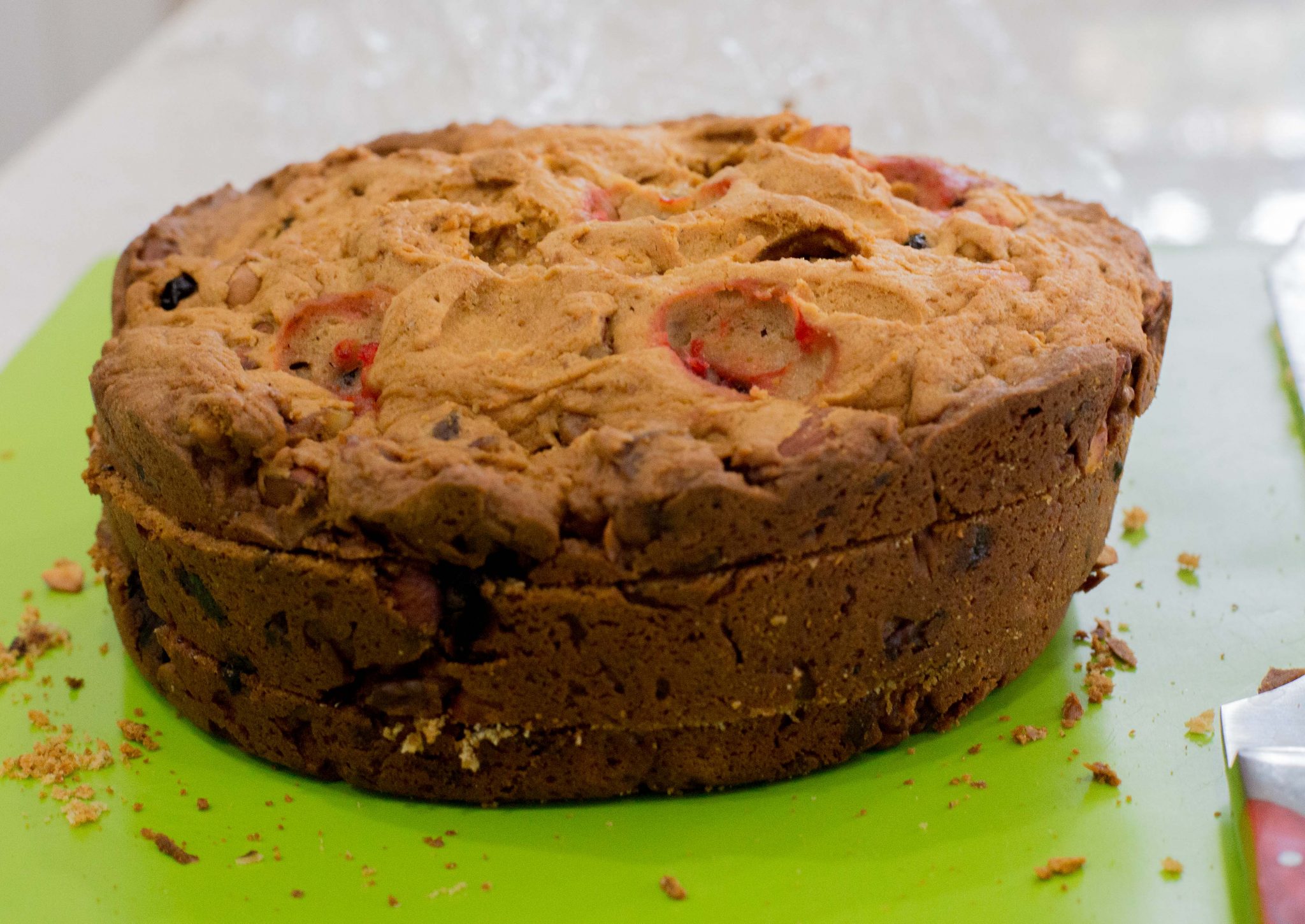 Layered Fruit Cake with Cream Cheese Frosting - Pilar's Chilean Food ...