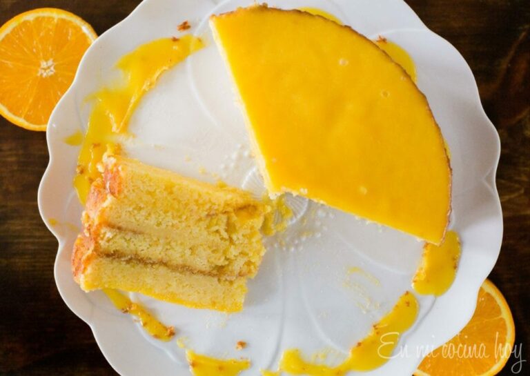 Chilean Orange Layer Cake - Pilar's Chilean Food & Garden