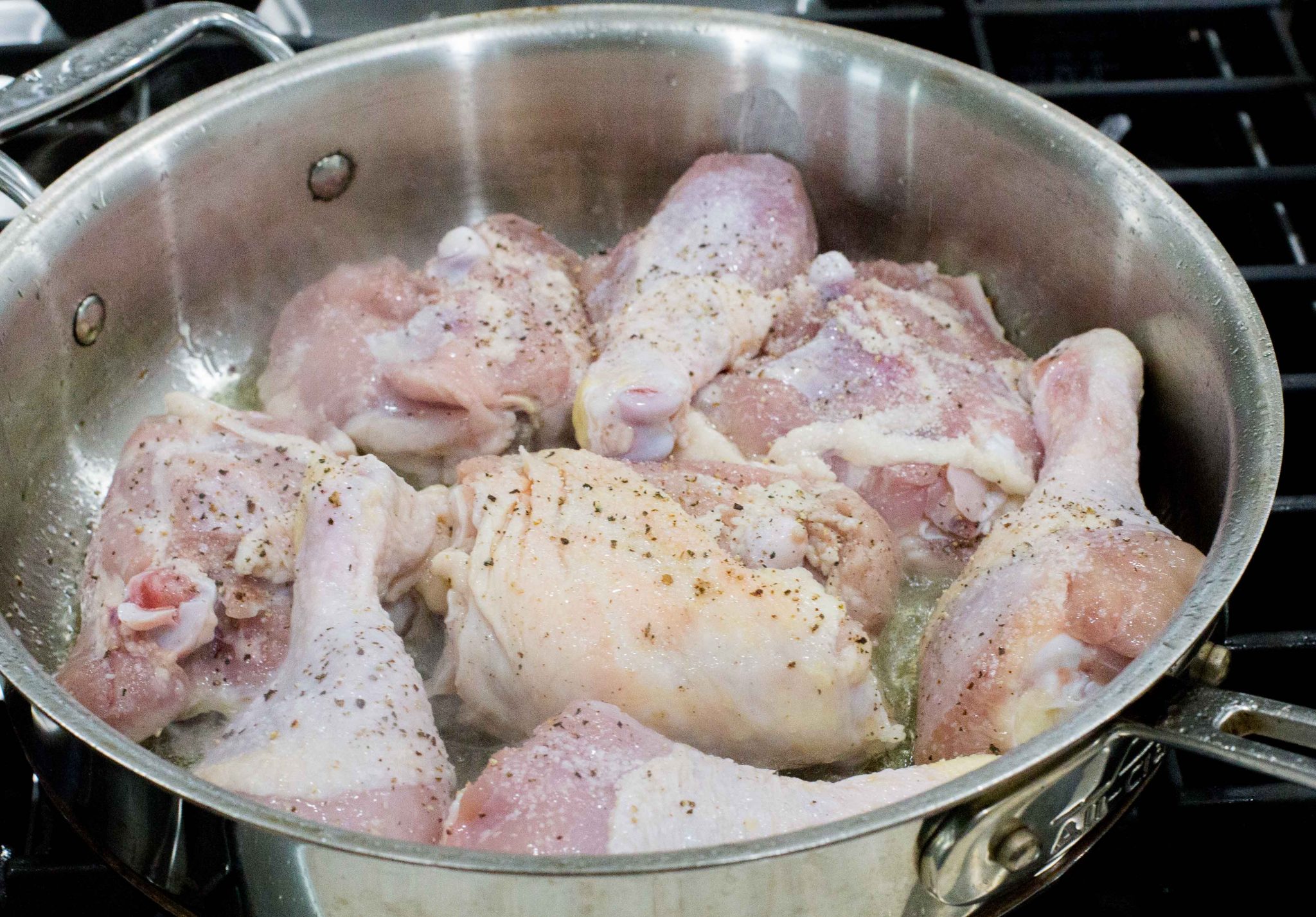 Juicy Stove Top Chilean Chicken Thighs - Pilar's Chilean Food & Garden