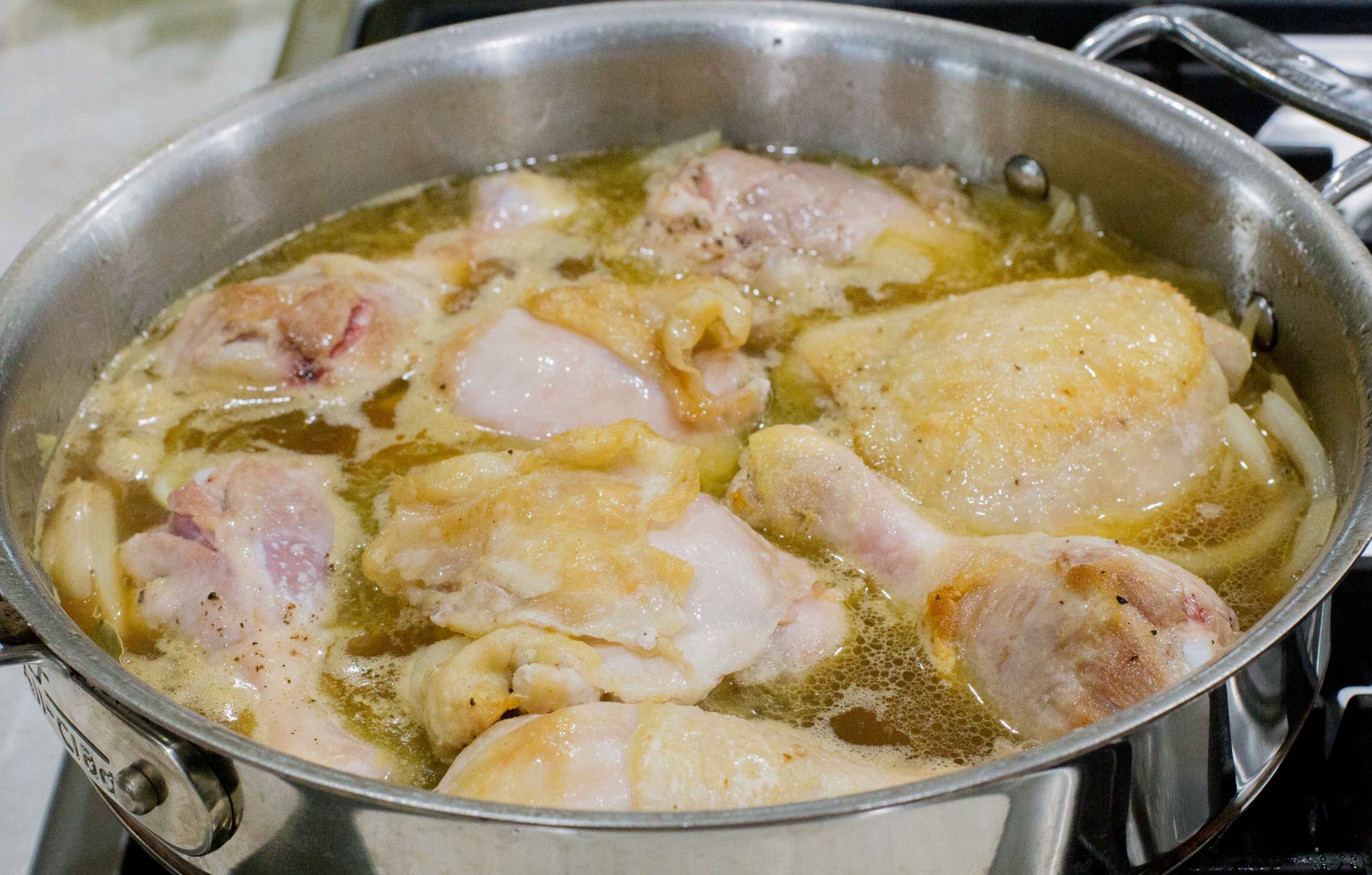 Juicy Stove Top Chilean Chicken Thighs - Pilar's Chilean Food & Garden