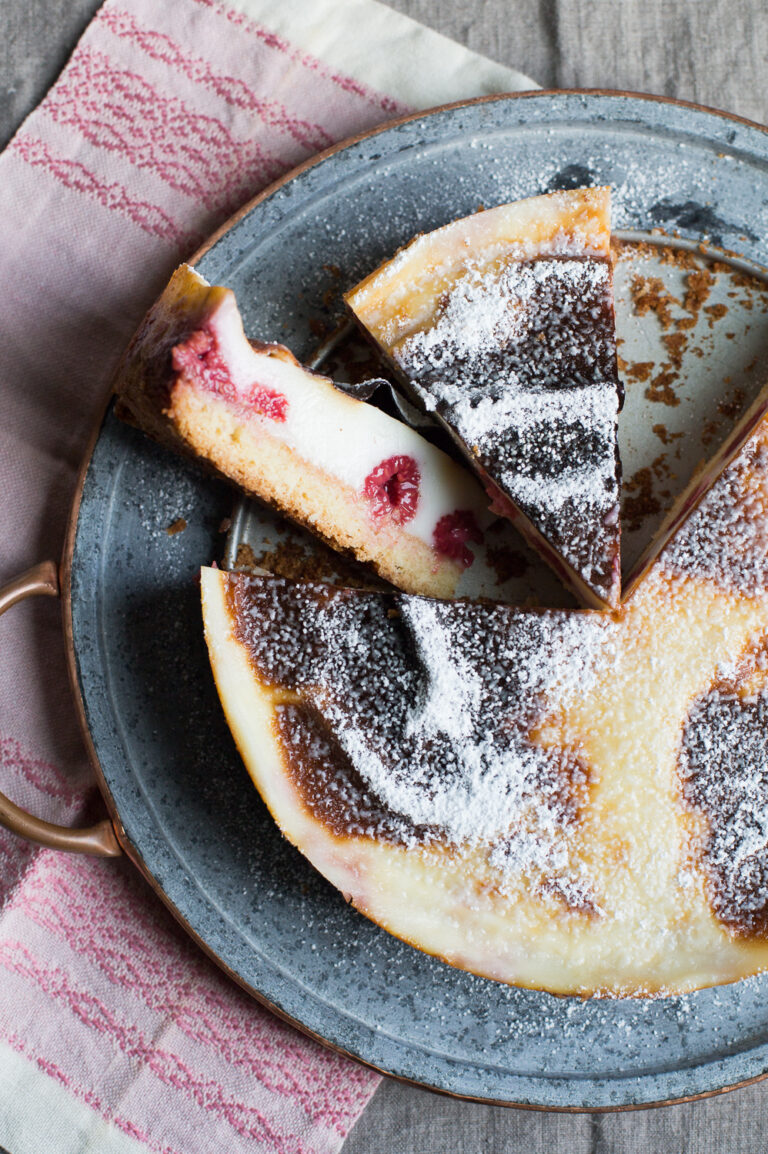 Chilean Raspberry Kuchen - Pilar's Chilean Food & Garden