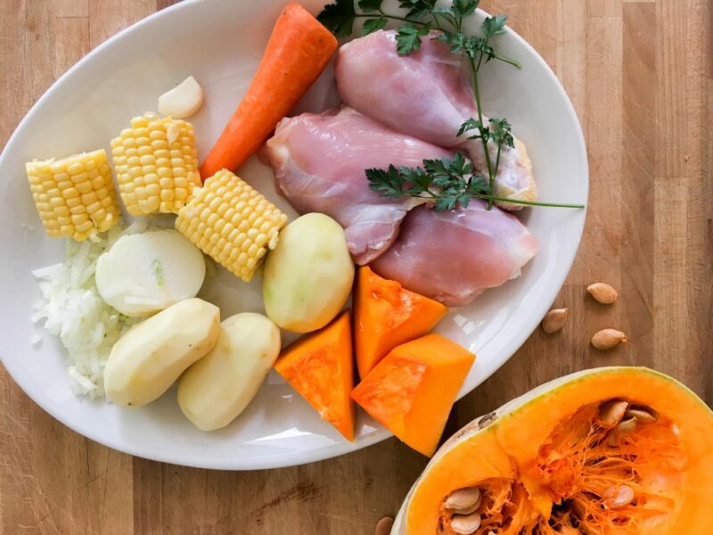 Cazuela de pollo Chilean Chicken Soup - Pilar's Chilean Food & Garden