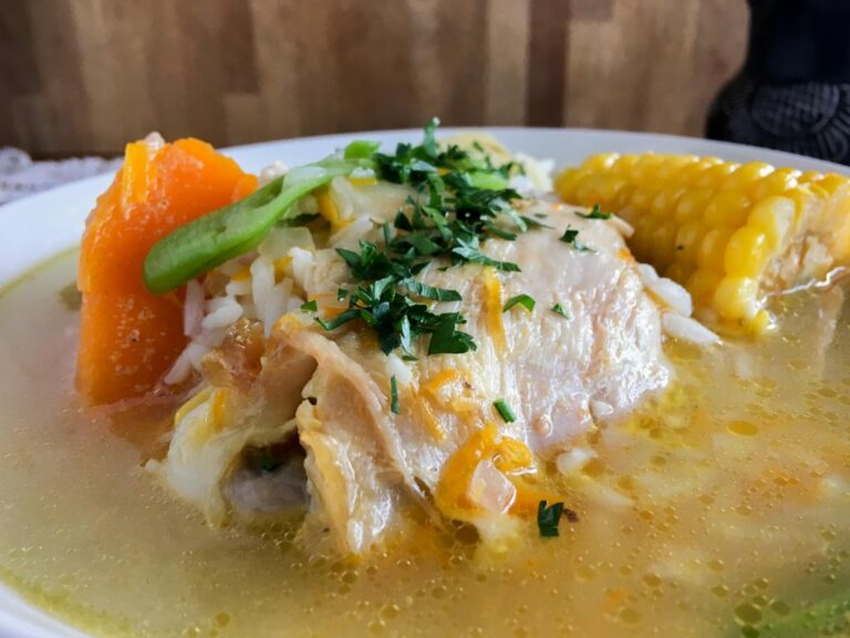 Cazuela de pollo Chilean Chicken Soup - Pilar's Chilean Food & Garden