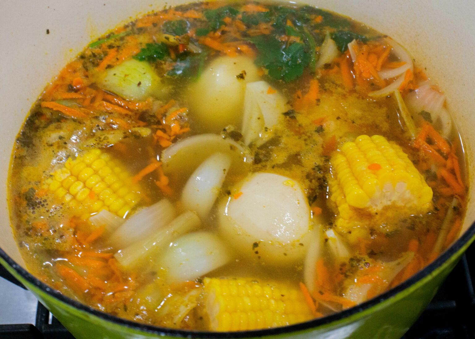 Chilean Beef Cazuela de Vacuno - Pilar's Chilean Food & Garden