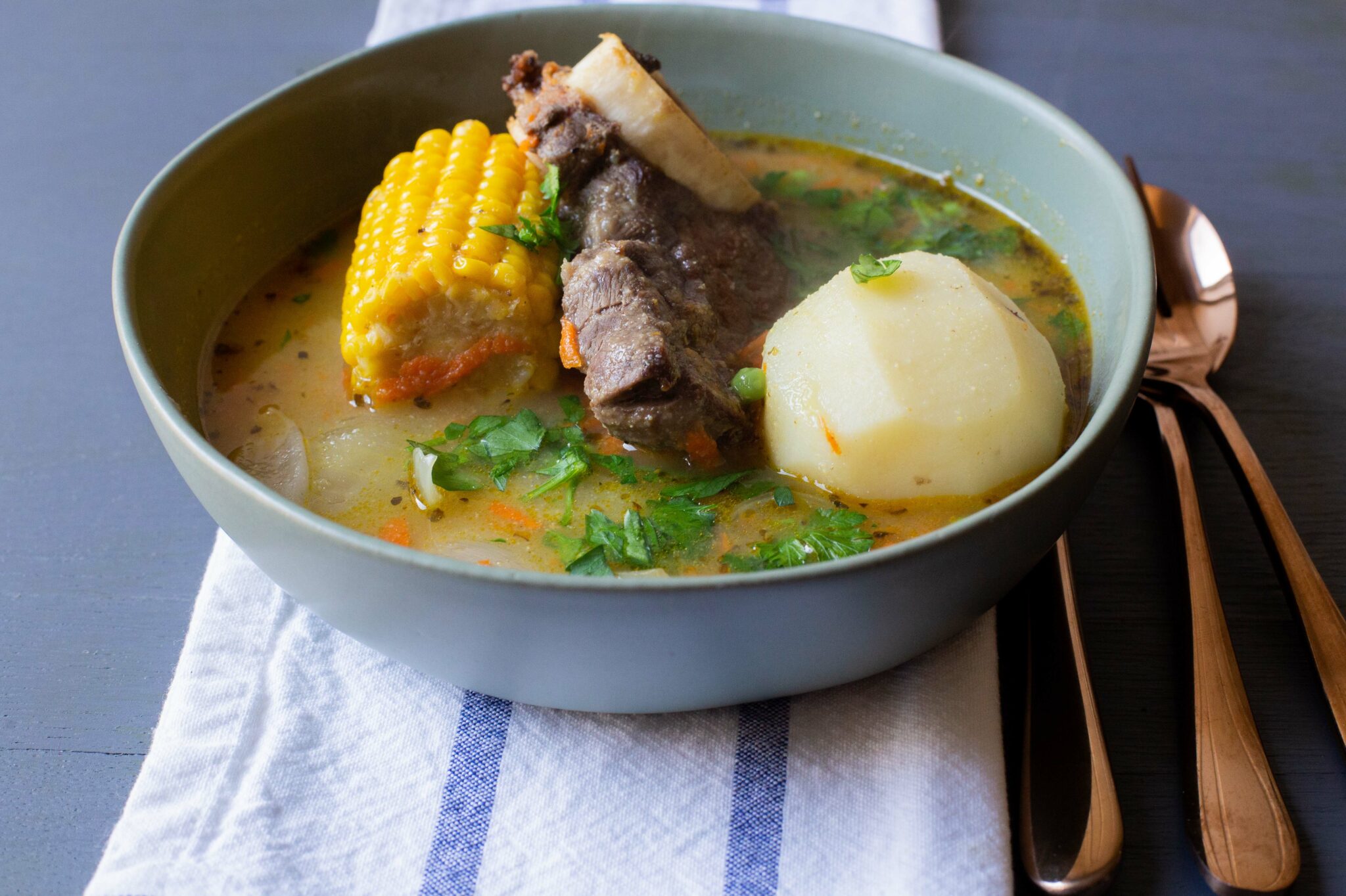 Chilean Beef Cazuela de Vacuno - Pilar's Chilean Food & Garden