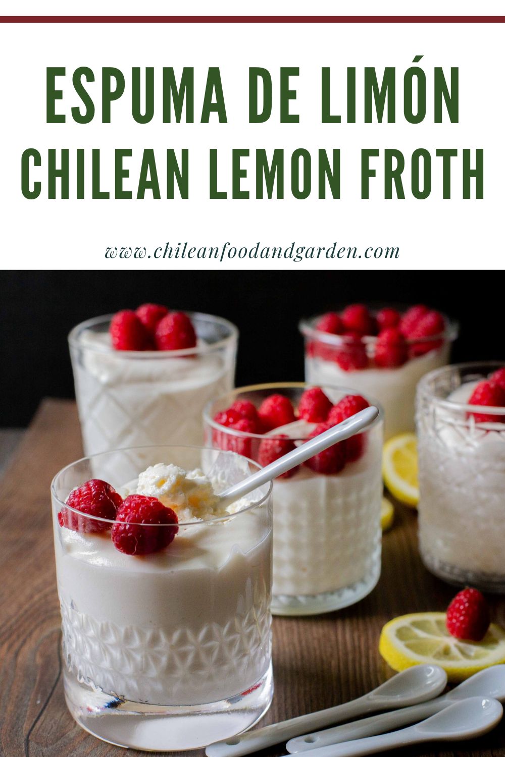 Espuma de Limón Chilean Lemon Froth - Pilar's Chilean Food & Garden