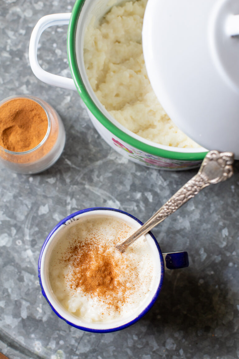 Chilean Arroz con leche Rice Pudding - Pilar's Chilean Food & Garden